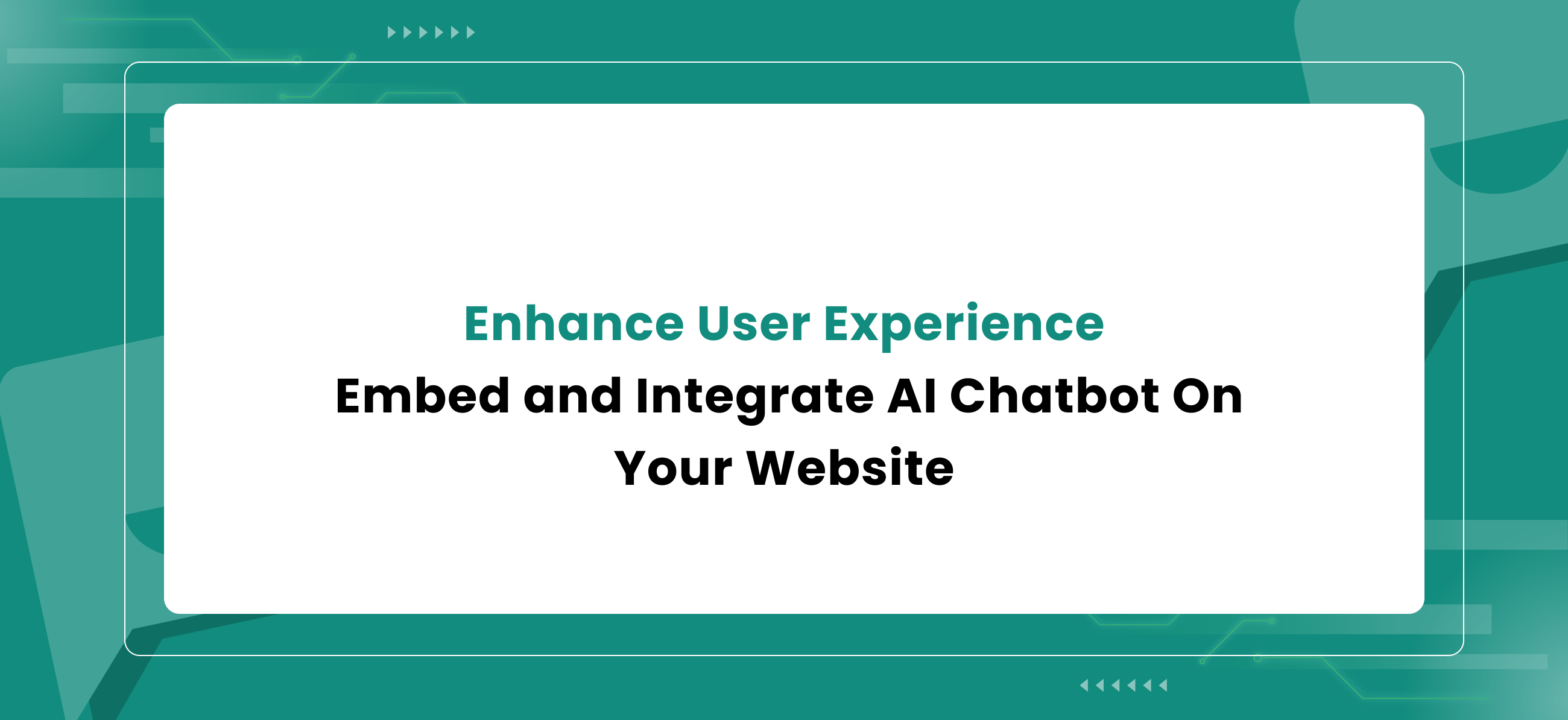 Enhance User Experience Embed And Integrate Ai Chatbot On Your Websit